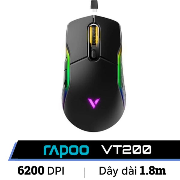So sánh Chuột Gaming không dây Rapoo VT200 WIRELESS và Chuột có dây Gaming ZADEZ GT-615M