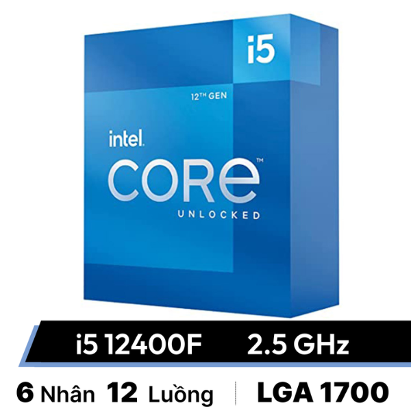 So sánh CPU Intel Core i5 12400F