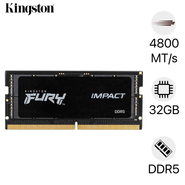 So sánh Ram Laptop Kingston Fury Impact 32GB 4800MT/s DDR5 KF548S38IB-32 và RAM Laptop Samsung ...