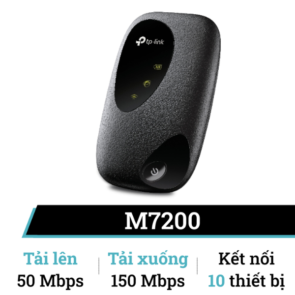 So sánh Thiết bị phát Wifi di động TP-Link M7200