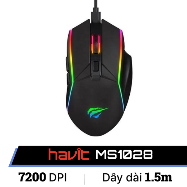 So sánh Chuột có dây Gaming Havit MS1028 RGB và Chuột có dây Gaming ...