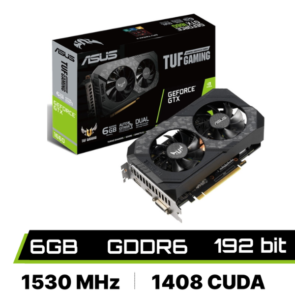 So sánh Card màn hình Asus TUF GTX 1660 Super 6G GDDR6 OC Edition và Card màn hình Gigabyte ...
