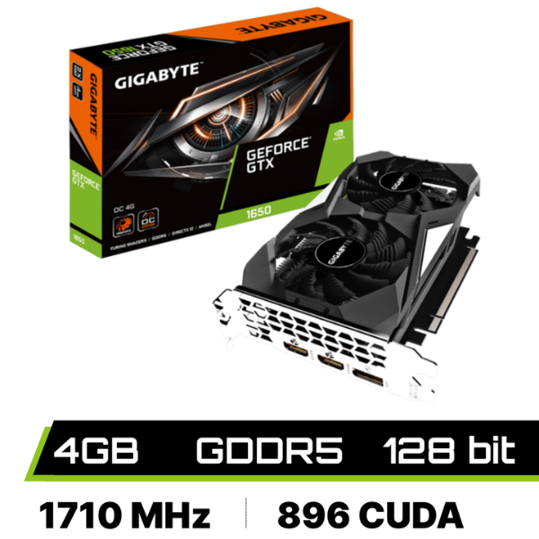 So sánh Card màn hình Gigabyte Geforce GTX 1650 OC 4GB (GV-N1650OC-4GD)