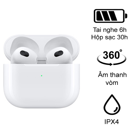 Tai nghe Apple AirPods 3 Cũ | Giá rẻ, có thu cũ