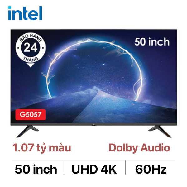 So sánh Android Tivi ITEL 50 Inch UHD 4K G5057