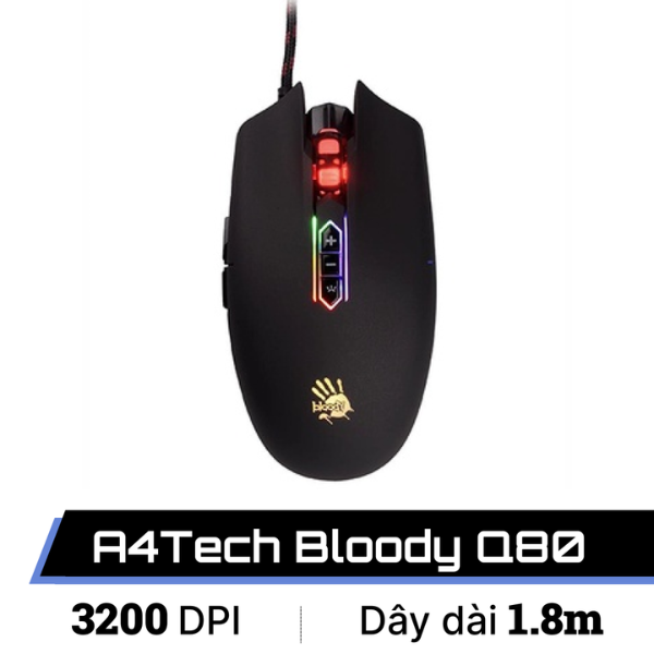 So sánh Chuột Gaming A4Tech Bloody Q80 Neon X Gidle 3200 DPI