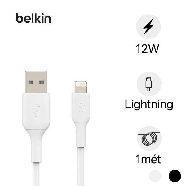 So sánh Cáp Belkin Boost charge Lightning CAA001 1m