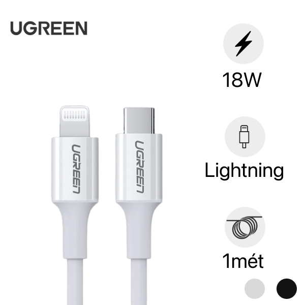 So sánh Cáp Ugreen Type-C to Lightning MFI US171 1M và Cáp Otterbox USB-C to Lightning 1m