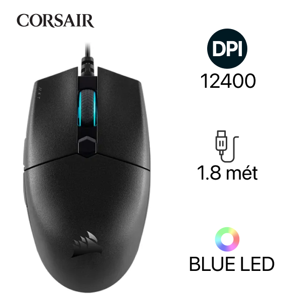 So sánh Chuột có dây Gaming Corsair Katar Pro Ultra Light Blue LED và ...