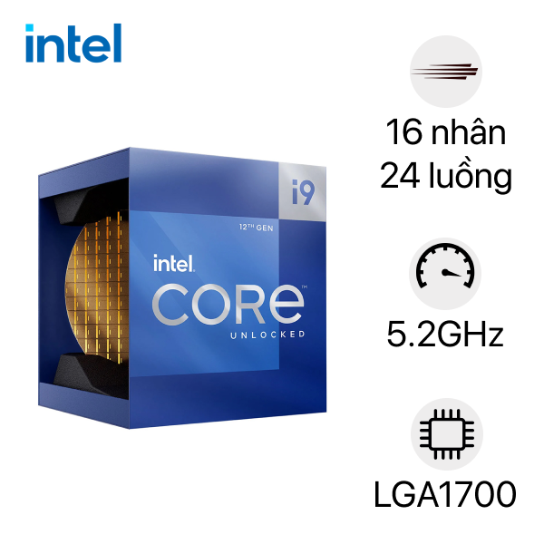 So sánh CPU Intel Core i9-12900K và CPU Intel Core i5 12400F