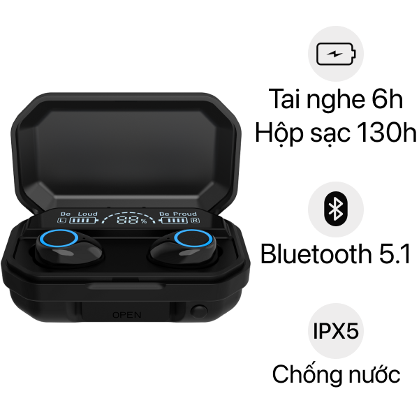 So sánh Tai nghe Bluetooth Devia Kintone Joy A12 và Tai nghe Bluetooth ...