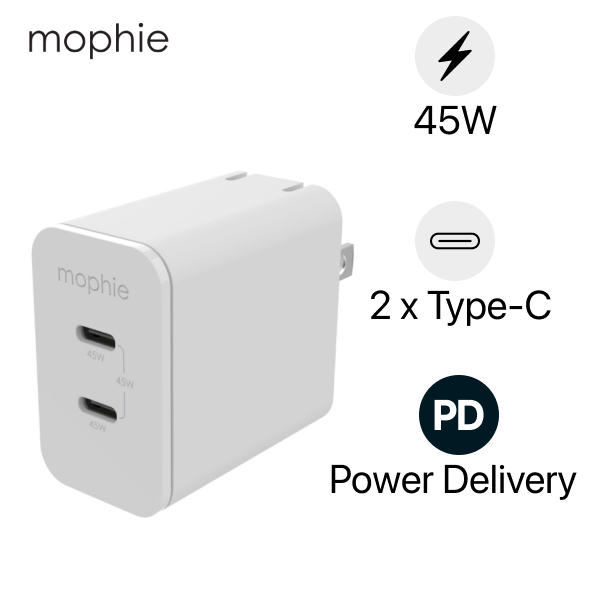 So sánh Củ sạc Mophie GAN 45W PD Type-C