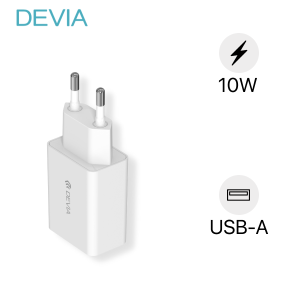 So sánh Củ Sạc Devia Smart Series USB-A 10W V3