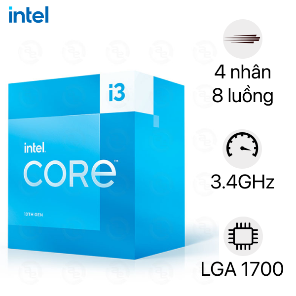 So sánh CPU Intel Core i3 13100F và CPU Intel Core i3 12100F