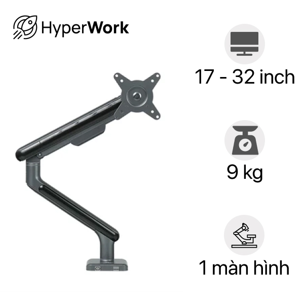 So sánh Giá treo màn hình máy tính Hyper Work A1C và Màn hình Asus TUF ...
