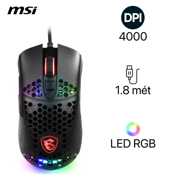 So sánh Chuột có dây Gaming MSI M99