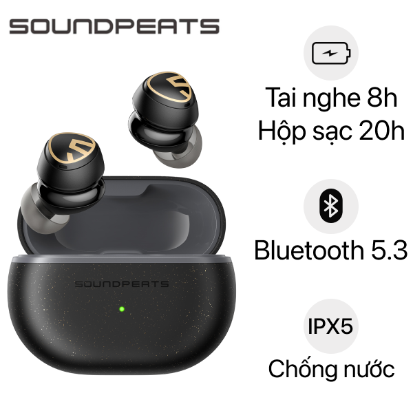 So sánh Tai nghe Bluetooth True Wireless SoundPEATS Mini Pro Hs