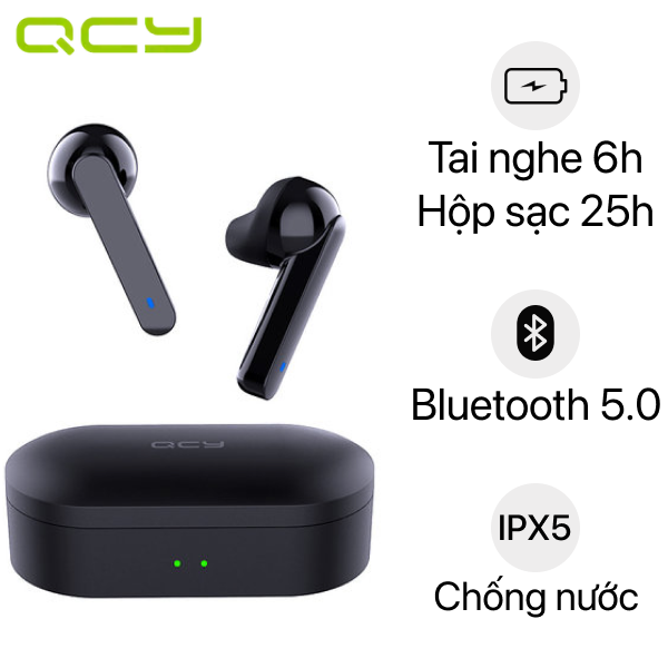So sánh Tai nghe không dây QCY T3 và Tai nghe Bluetooth True Wireless QCY T1C
