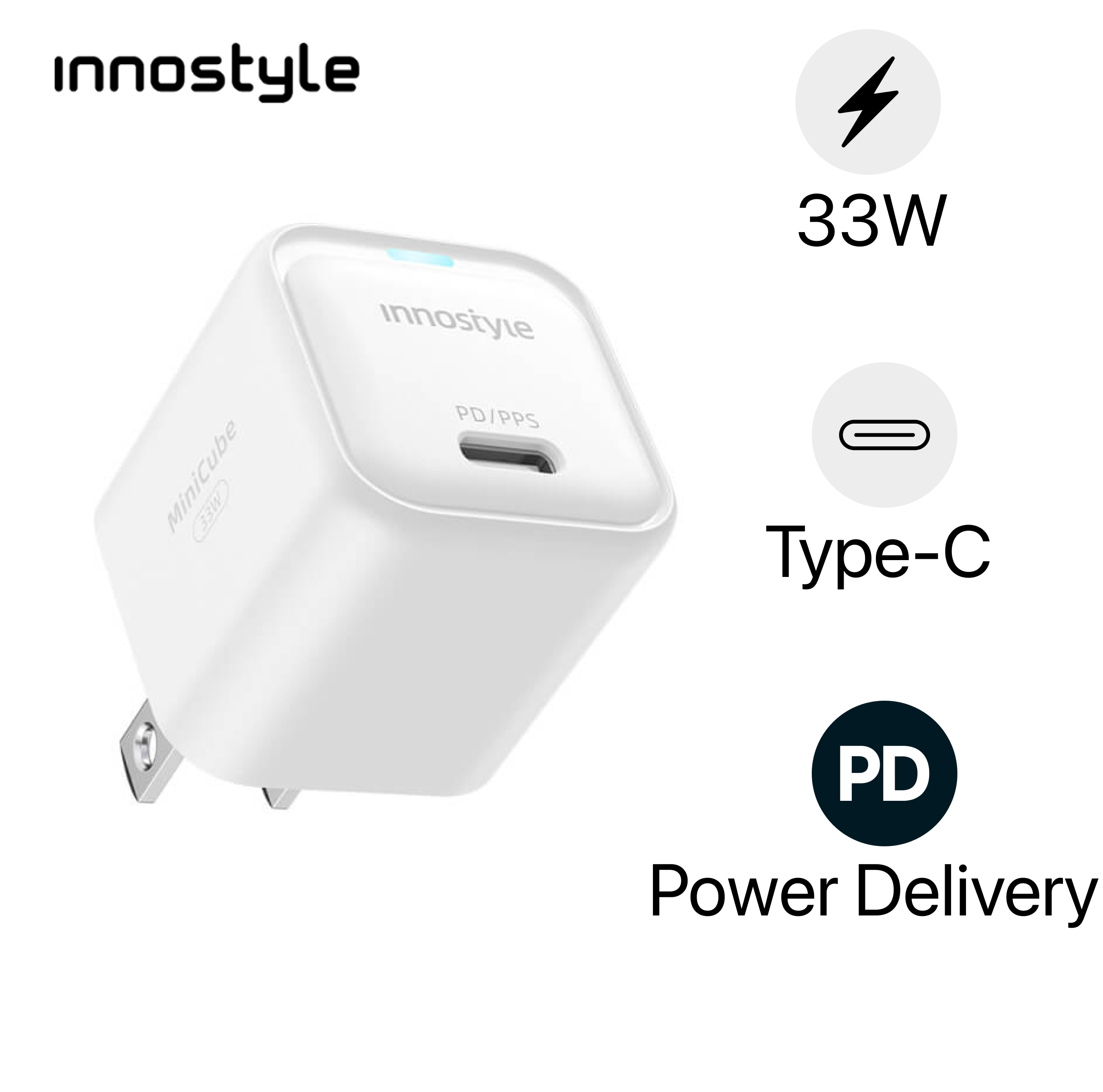 So sánh Củ sạc Innostyle Minicube GAN II 33W PD + QC3.0 và Củ sạc Anker Powerport III Nano 20W A2633
