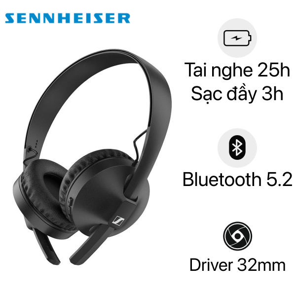 So sánh Tai nghe Bluetooth chụp tai Sennheiser HD 250BT và Tai nghe ...