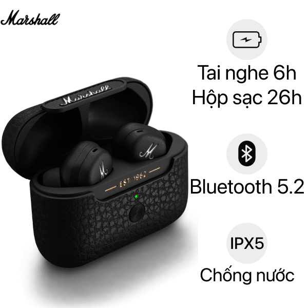 So sánh Tai nghe Bluetooth True Wireless Marshall Motif ANC