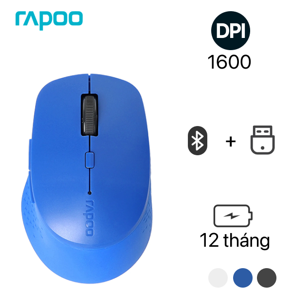 So sánh Chuột không dây Silent Rapoo M300 và Chuột không dây Logitech M221
