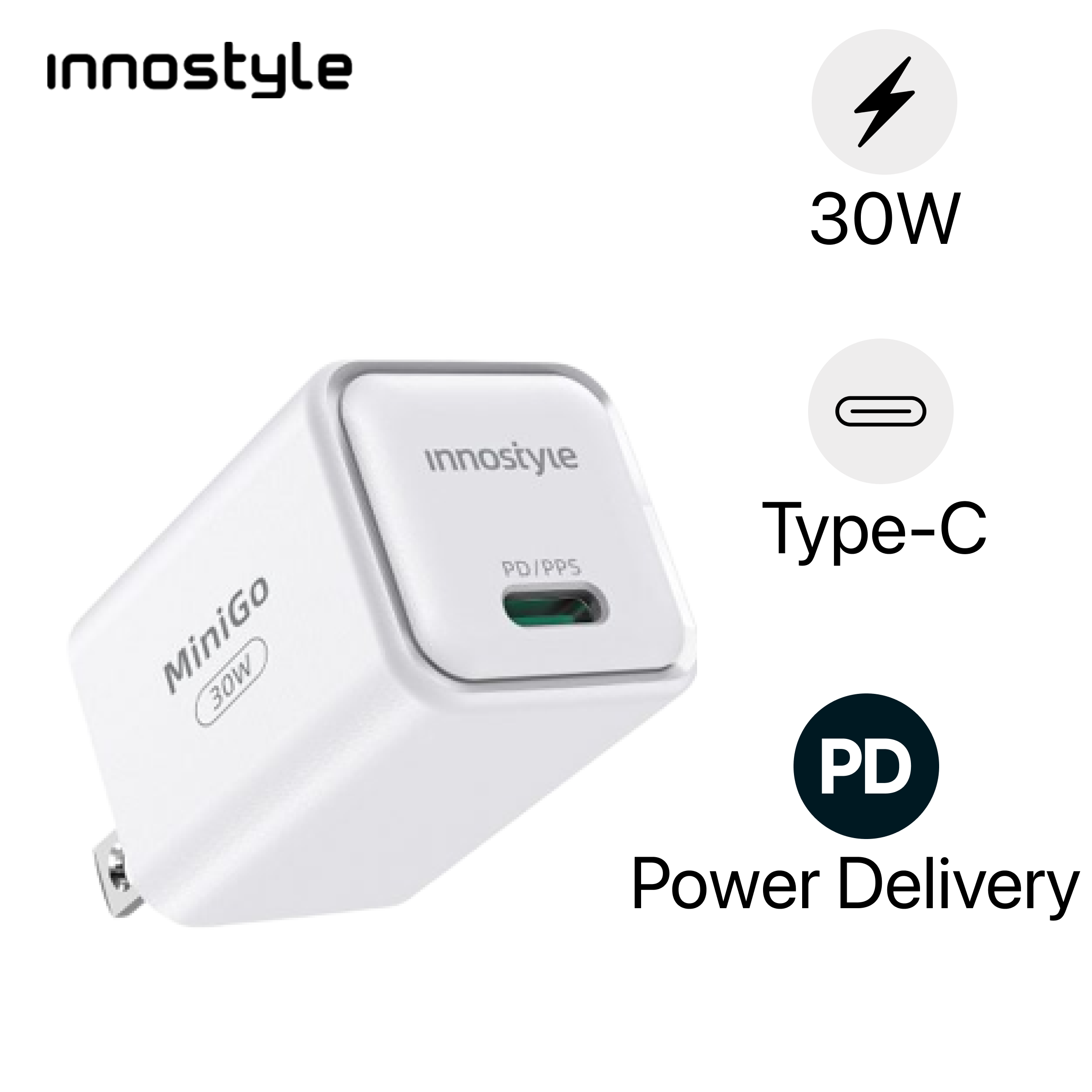 So sánh Củ sạc Innostyle Minigo Gan II USB-C PD/PPS 30W và Củ sạc Innostyle Minicube GAN II 33W ...
