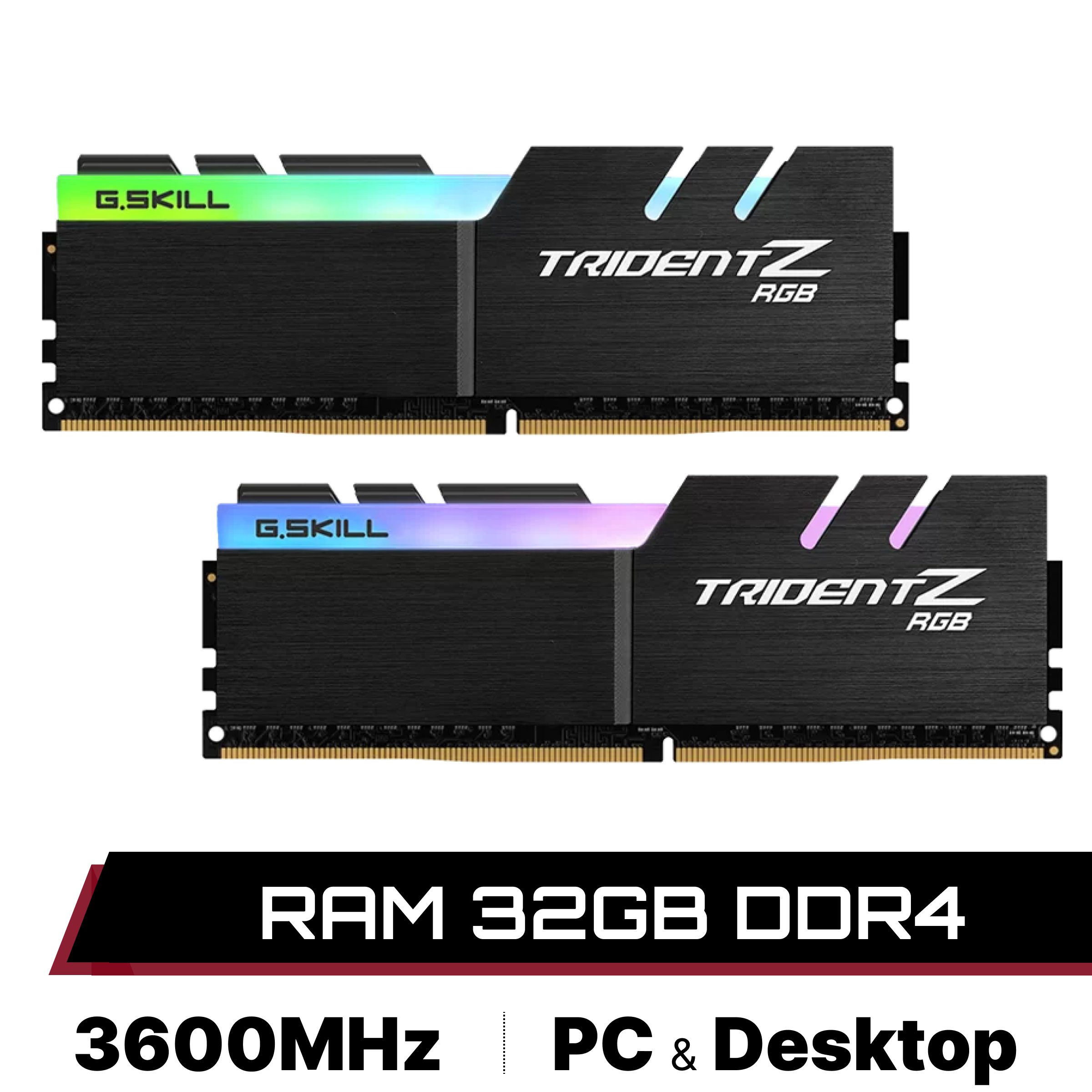 So S nh RAM PC GSKILL Trident Z RGB 32GB 3600MHz DDR4 V RAM PC