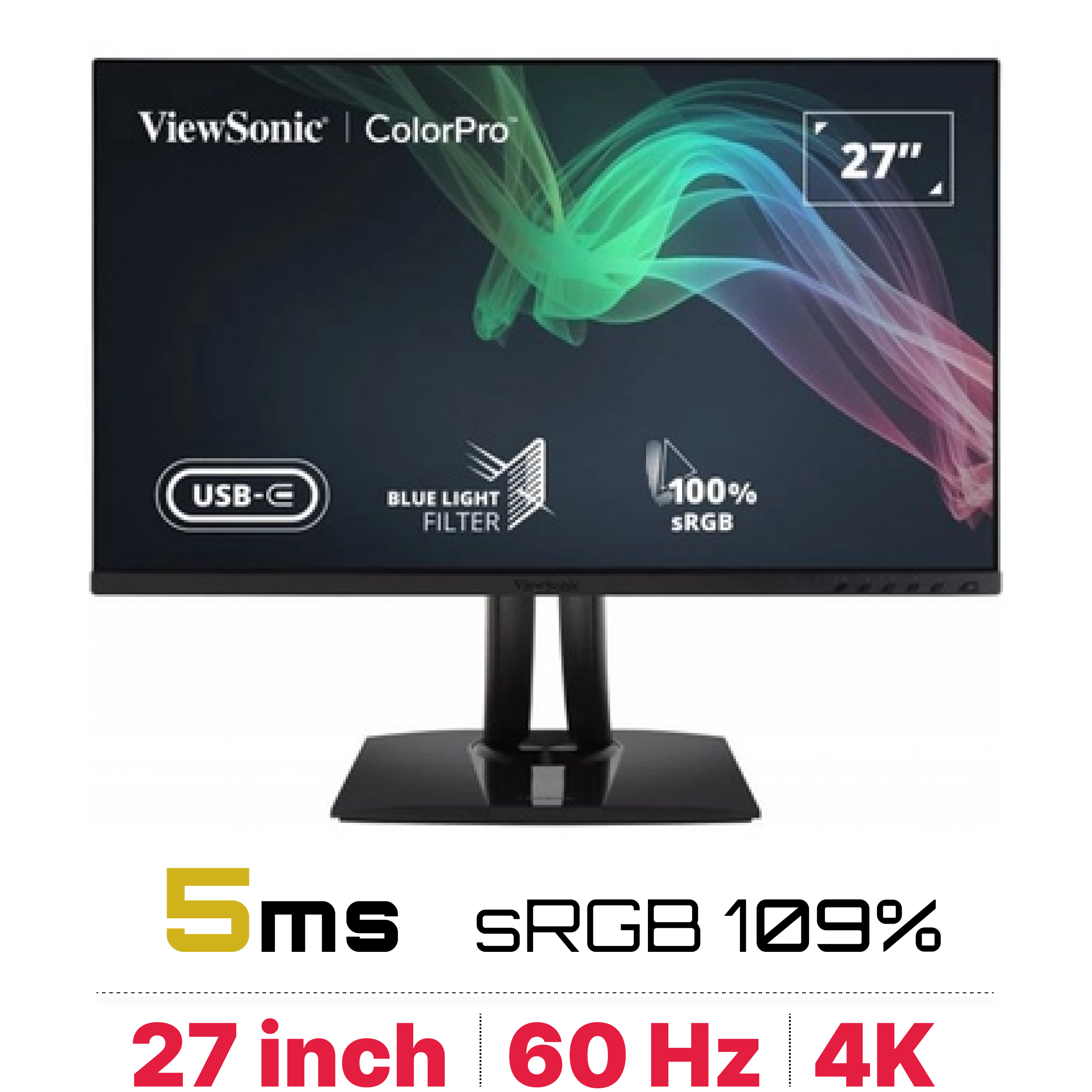 So sánh Màn hình ViewSonic đồ họa VP2756 27 inch và Màn hình LG 27UP850 ...