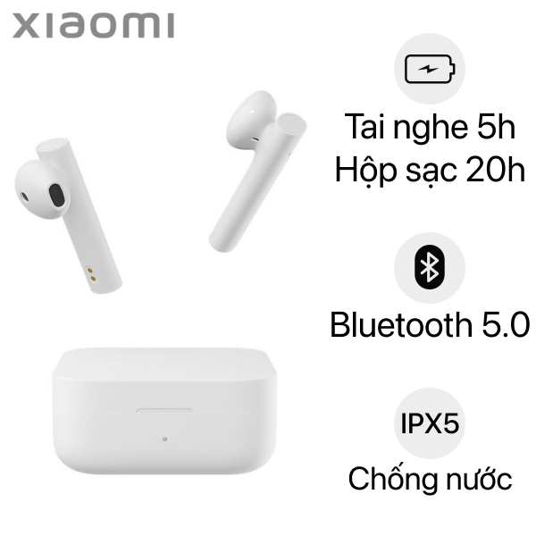 So sánh Tai nghe không dây Xiaomi Earphones 2 Basic BHR4089GL và Tai ...