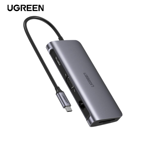 So sánh Hub Ugreen Type-C 9 in 1 CM179 và Hub Baseus Metal Gleam Type-C ...