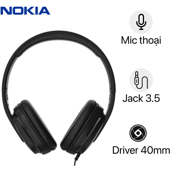 So sánh Tai nghe chụp tai Nokia HP-101 (Có dây)