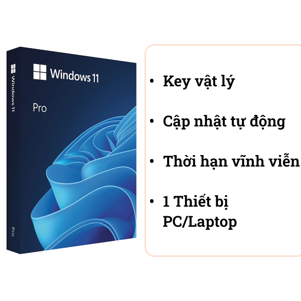 So sánh Phần mềm Microsoft Windows 11 Pro (Bản vật lý)