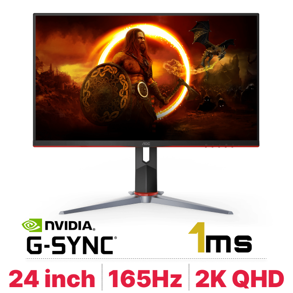 So sánh Màn hình Gaming AOC Q24G2 24 inch và Màn hình HKC MB24V9 24 inch