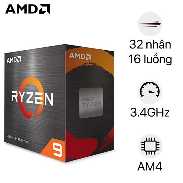 So sánh CPU AMD Ryzen 9 5950X và CPU Intel Core i7-13700F