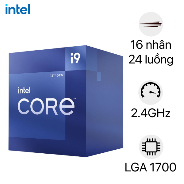 So sánh CPU Intel Core i9 12900 và CPU Intel Core i3 12100F