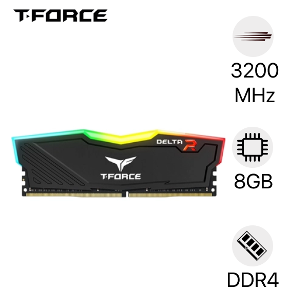 So sánh RAM PC Teamgroup T-Force Delta RGB 8GB DDR4 3200Mhz và RAM PC ...
