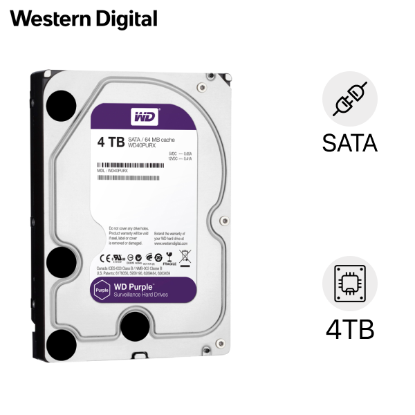 So sánh Ổ cứng HDD WD Blue 4TB WD40PURZ và Ổ cứng HDD WD Purple 4TB 3.5 inch SATA III 256MB ...