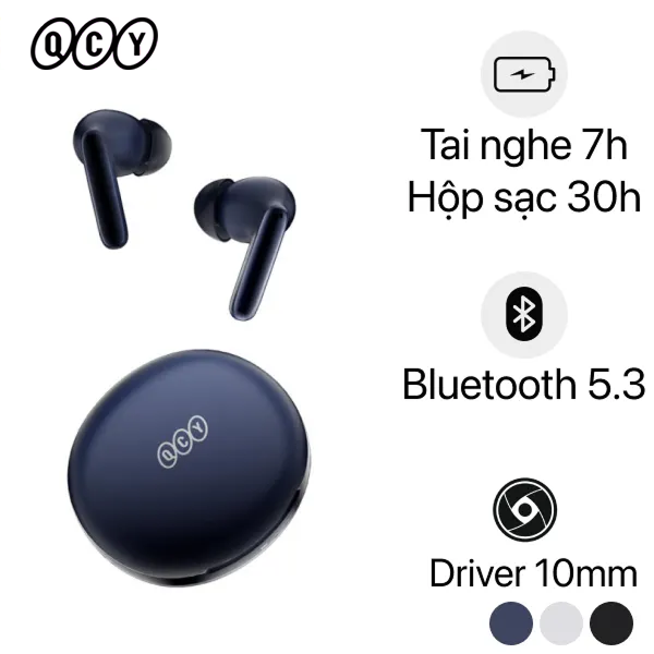 So sánh Tai nghe Bluetooth True Wireless QCY T13 ANC2 (HT09)