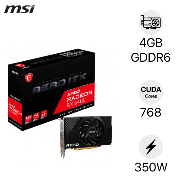 So sánh VGA Radeon RX 6400 Aero ITX 4G và Card màn hình Gigabyte ...