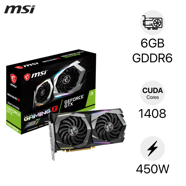 So sánh Card màn hình MSI Geforce GTX 1660 Super Gaming X 6GB GDDR6 và ...