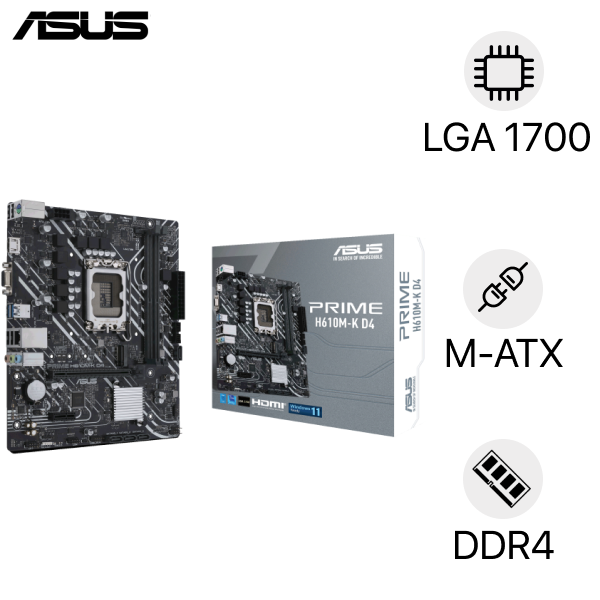 So sánh Mainboard Asus PRIME H610M-K D4 và Mainboard Gigabyte B660M ...