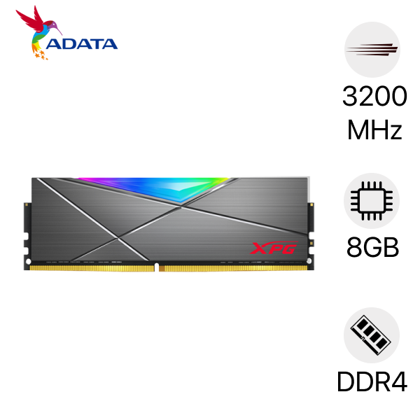 So sánh RAM PC ADATA XPG D50 RGB 8GB (1x8GB) 3200MHz DDR4 và RAM PC ...