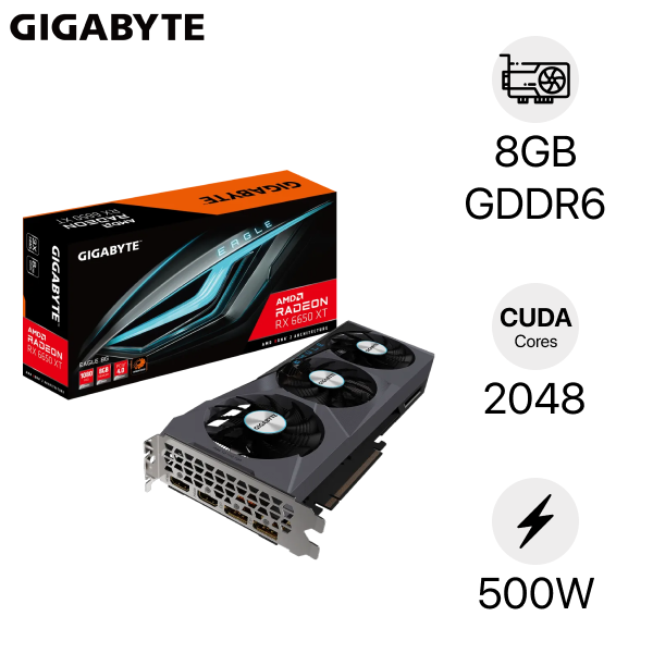 So sánh VGA Gigabyte RX 6650 XT EAGLE 8G GDDR6 và Card màn hình ...