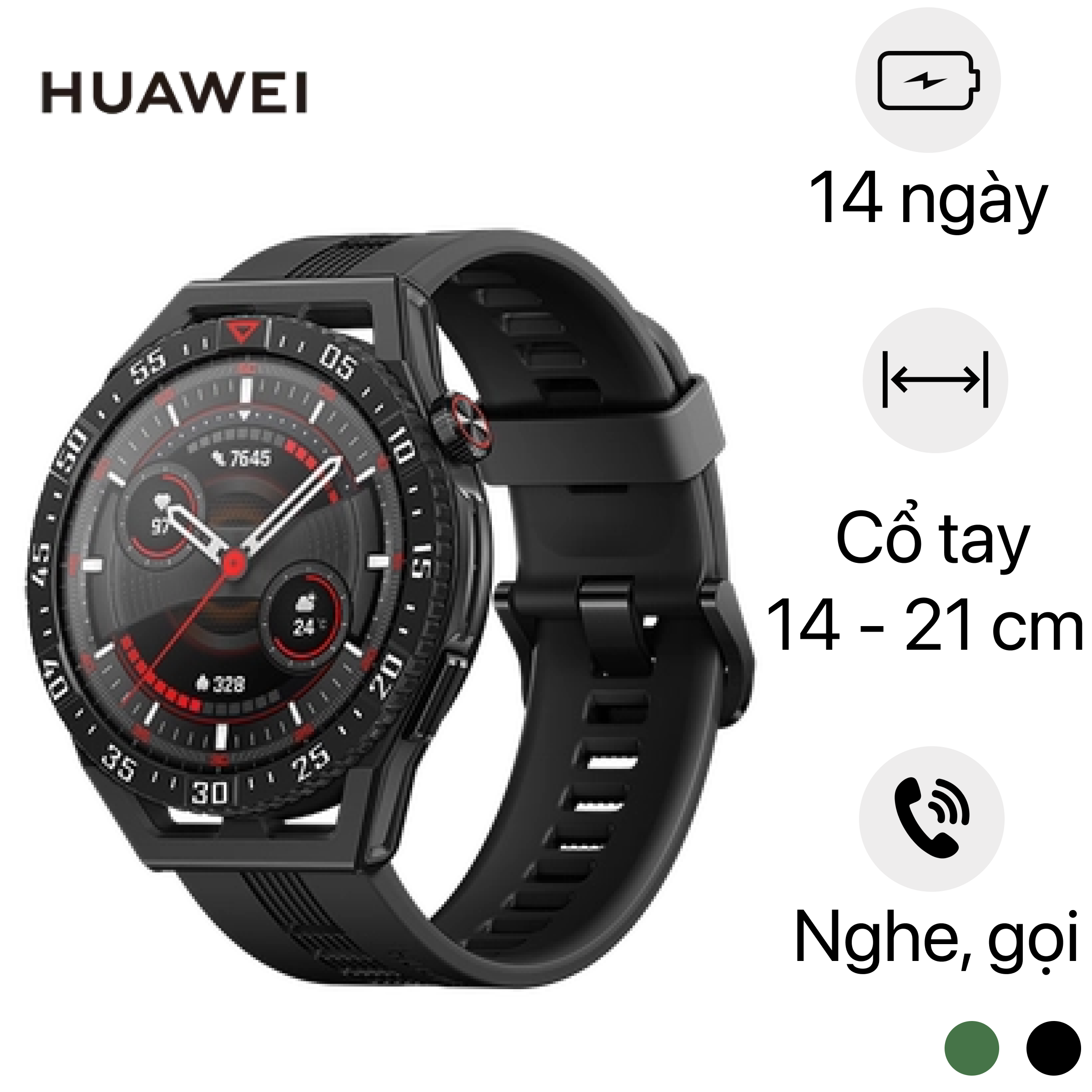 So sánh Đồng hồ thông minh Huawei Watch GT3 SE và Đồng hồ thông minh Huawei Watch GT3 42mm Silicone