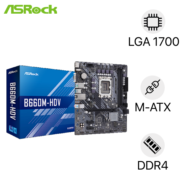So sánh Mainboard ASRock B660M-HDV và Mainboard Asus TUF Gaming B660M ...