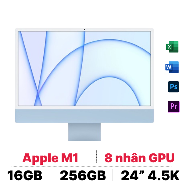 So sánh iMac 24 2021 M1 8GPU 16GB 256GB I Chính hãng Apple Việt Nam và ...