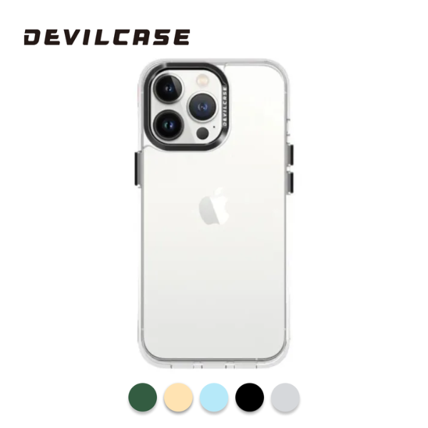 So sánh Ốp lưng iPhone 13 Pro Max Devilcase bản tiêu chuẩn viền camera màu
