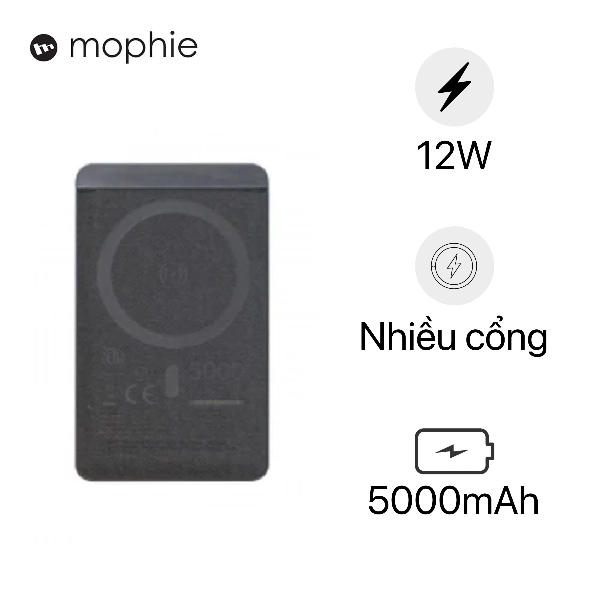 So sánh Pin sạc dự phòng Mophie Snap Juice Pack Mini 5.000mAh V2