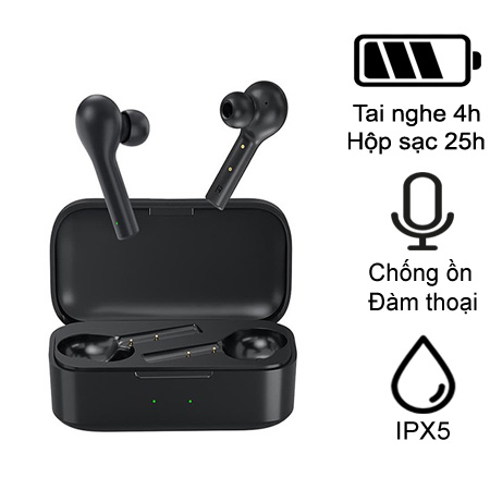 So sánh Tai nghe không dây QCY T5 và Tai nghe Bluetooth Haylou T15